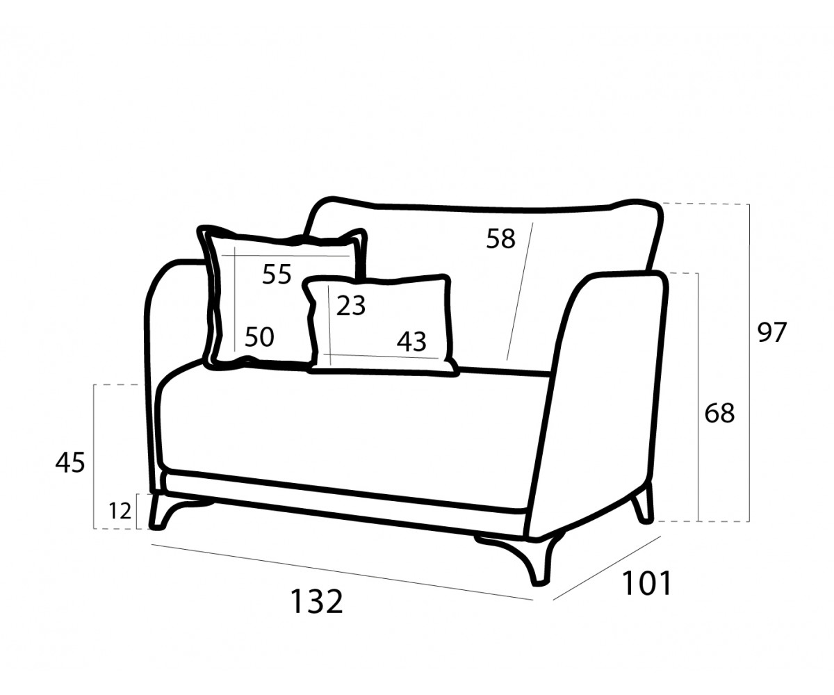 Sofá Cama Fama Gala - Diseño actual y funcionalidad