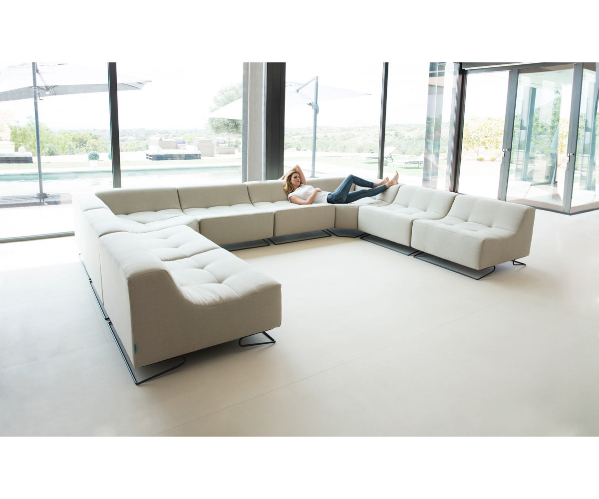 Sofá Modular Fama Luci Pop - Con cojines desenfundables